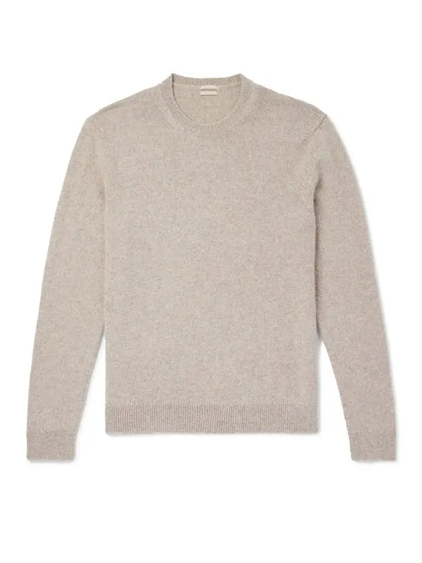 Massimo Alba Ares Cashmere And Alpaca-blend Sweater - Neutrals