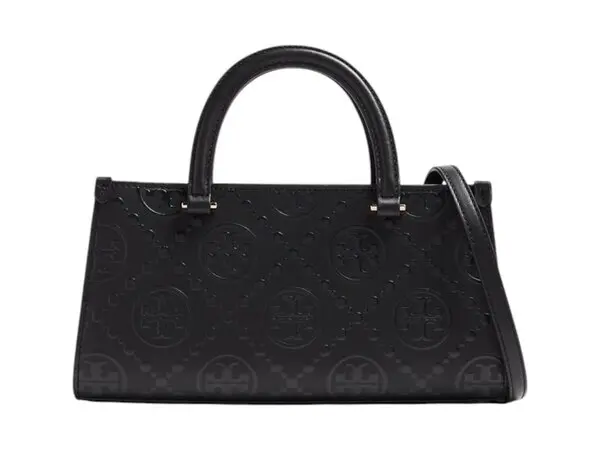 Tory Burch T Monogram Embossed Small Eastwest Tote