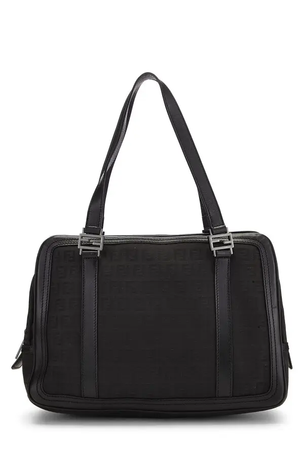Fendi Zucchino Canvas Boston Small