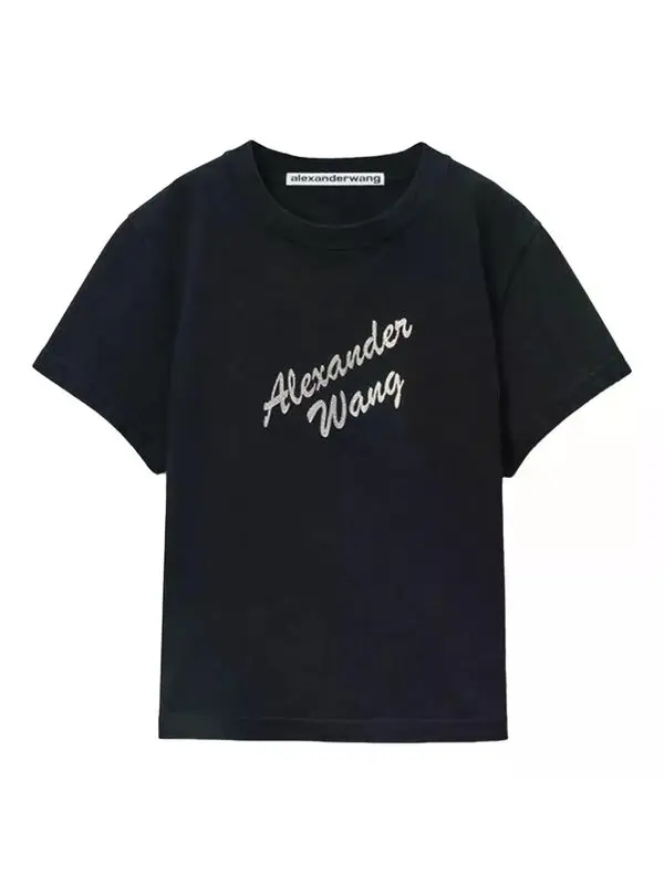 Alexander Wang Shrunken T-shirt - Black