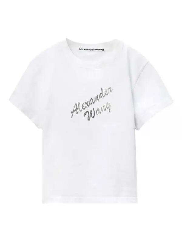 Alexander Wang Shrunken T-shirt - White