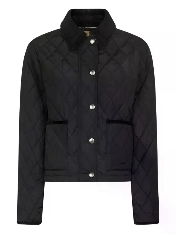 Burberry Diamond-quilted Jacket - Black