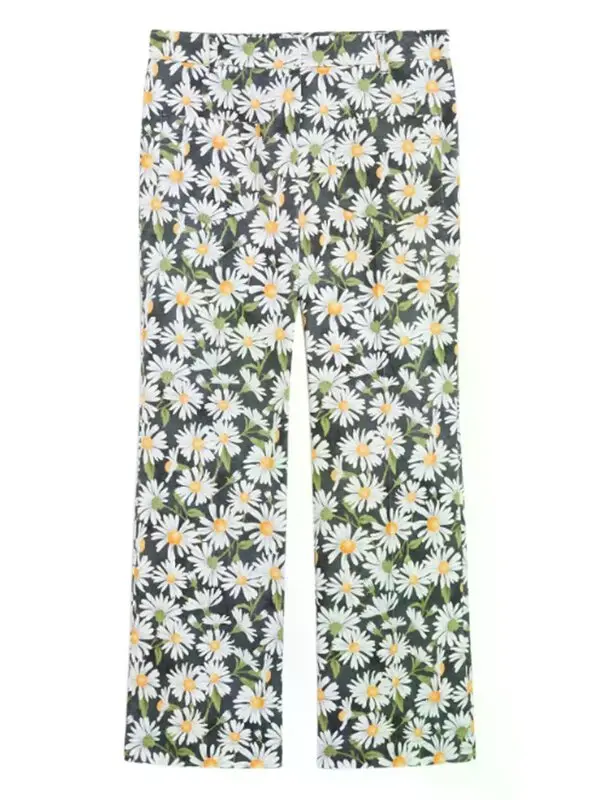 Max Mara Arten Floral-print Trousers