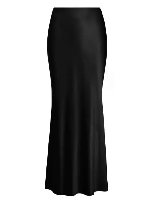 THE SEI Bias-cut Midi Skirt - Black