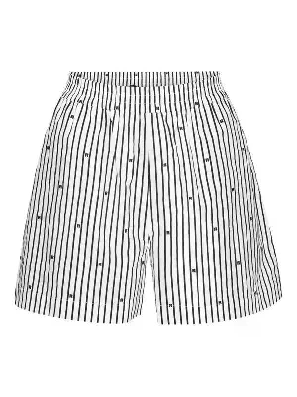 Remain Birger Christensen Striped Shorts - White