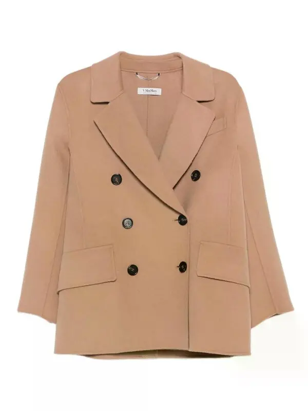 Max Mara Double-breasted Coat - Neutrals