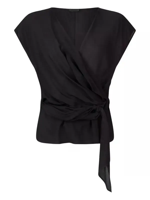 Liu Jo V-neck Top - Black
