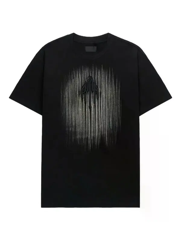 RtA Colin Monogram-print T-shirt - Black