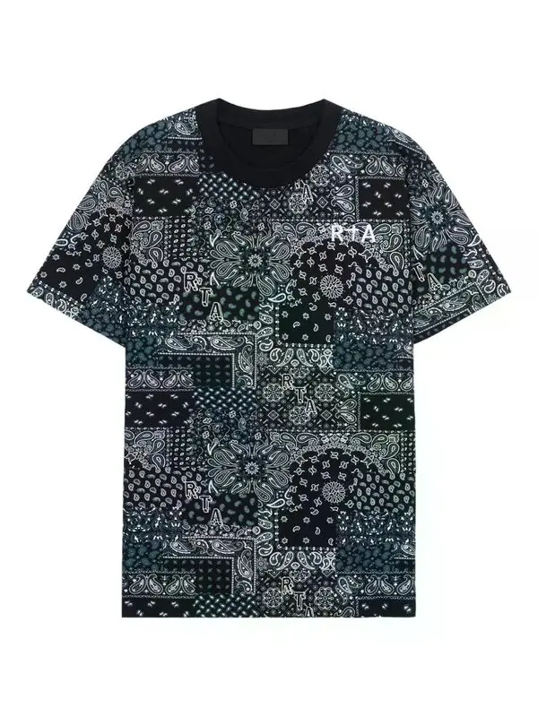 RtA Liam Bandana-print T-shirt