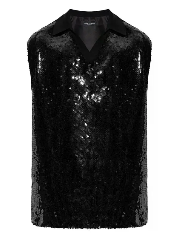 Dolce & Gabbana Sequin-embellished Top