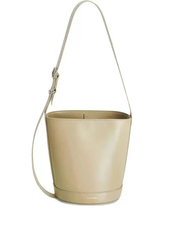 JIL SANDER Cannolo Bucket Bag - Neutrals