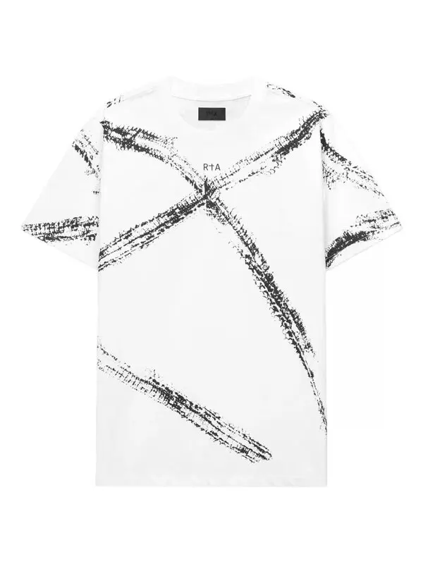 RtA Liam Snake-print T-shirt