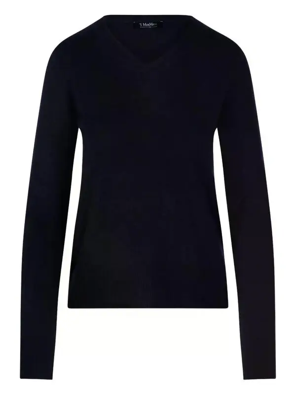 Max Mara V-neck Sweater - Blue
