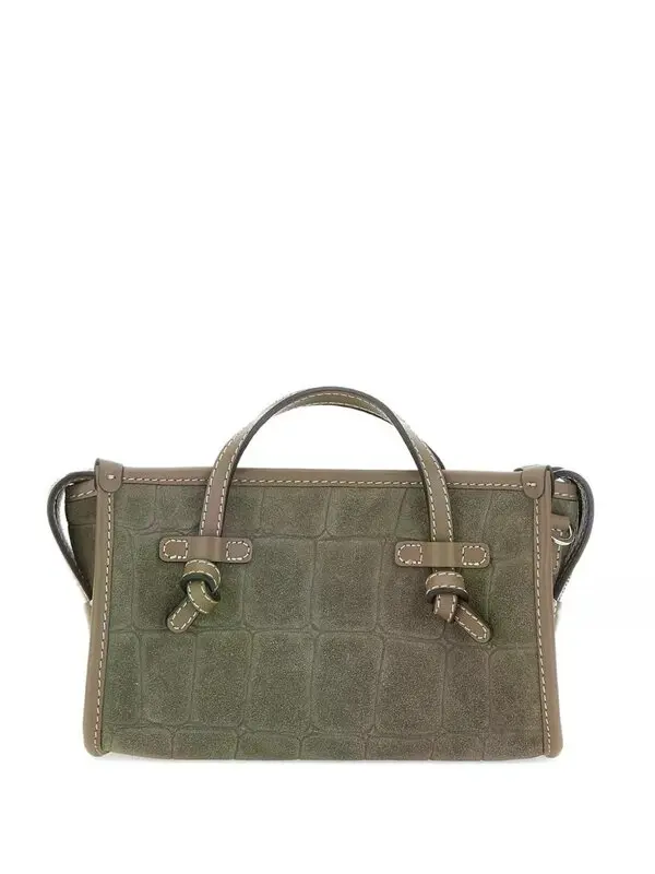 GIANNI CHIARINI Crocodile-effect Knotted Tote Bag - Green