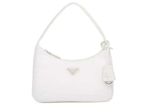 Prada Re-edition 2000 Nylon Mini Bag - White