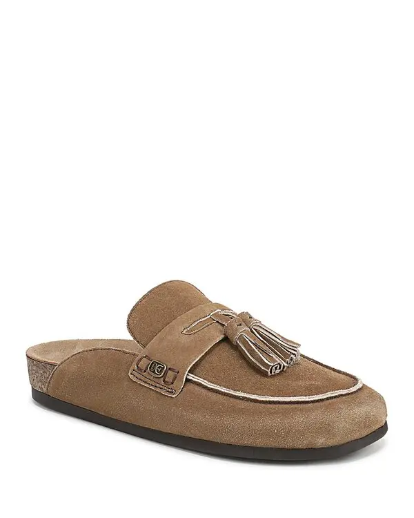 Sam Edelman Astrid Mules - Terra Toffee Suede