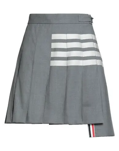 Thom Browne Mini Wool Skirt - Grey