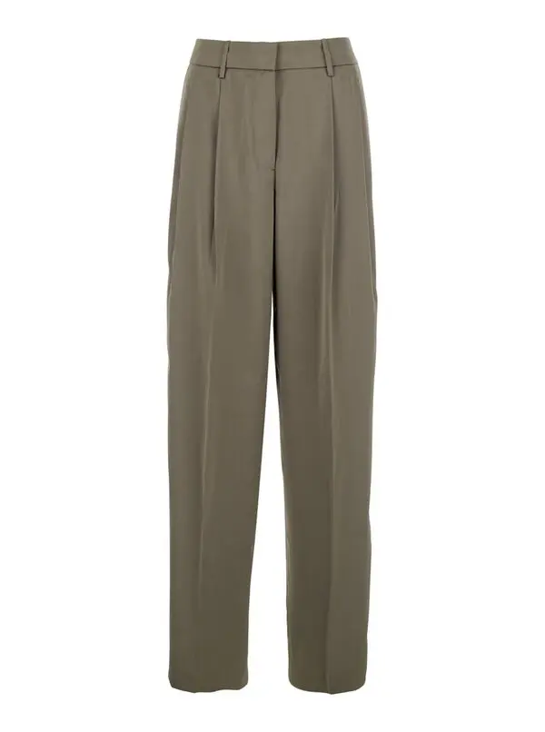 Michael Kors Tech Fabric Wide Leg Pants