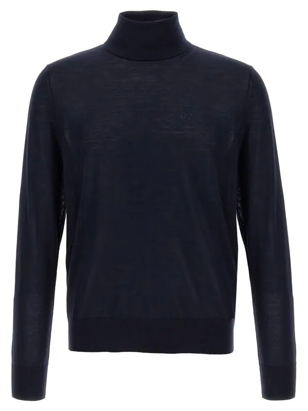 Dsquared2 Turtleneck Sweater - Blue
