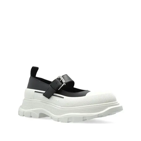 Alexander McQueen Platform Buckle Shoes - Multicolor