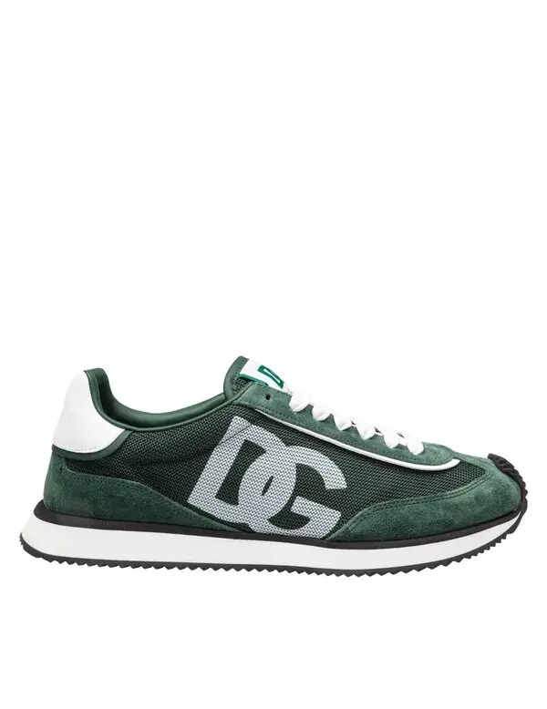 Dolce & Gabbana Canvas And Suede Sneakers - Multicolor