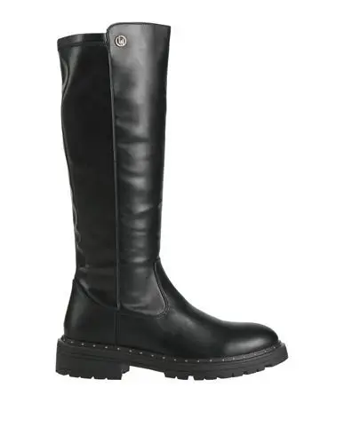 LIU •JO Leather Boots With Appliqués