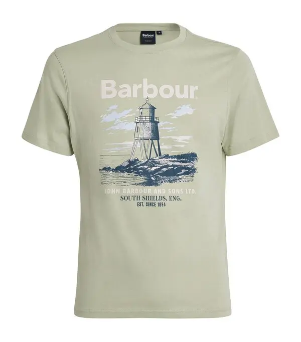 Barbour Cotton Harbourside Graphic T-shirt - Green