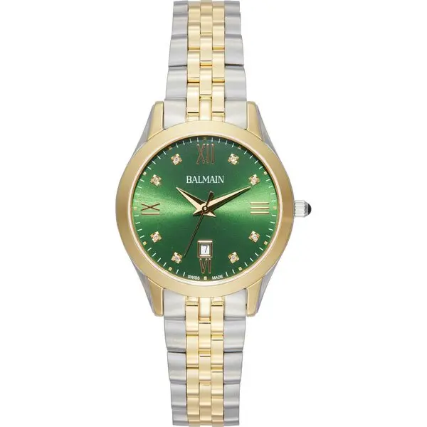 Balmain Classic Diamond Two-tone Bracelet Watch