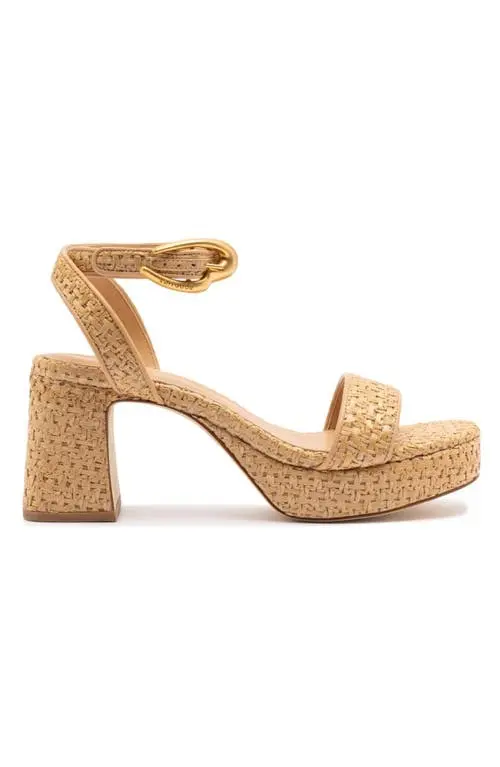 Larroude Dolly Verona Low Sandal - Natural