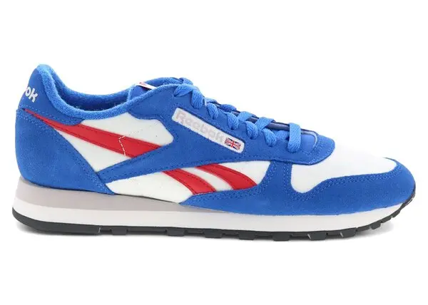 REEBOK Classic Leather Sneakers - Chalk/optimum Blue/vector Red