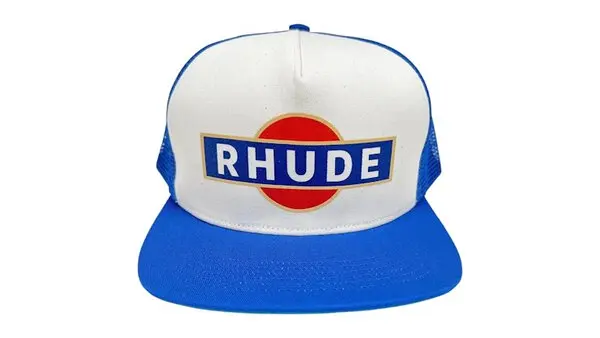 Rhude Racer Trucker Cap - Vavy/off White