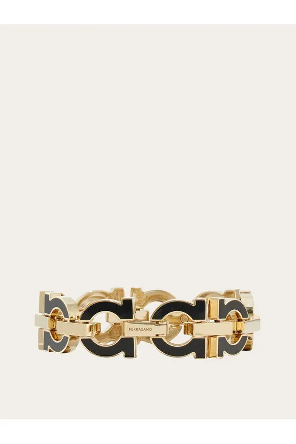 FERRAGAMO Gancini Link Bracelet - Black