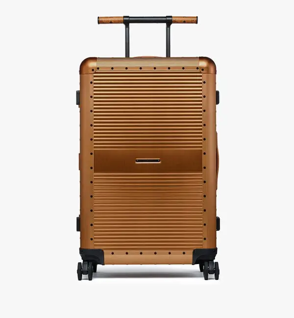 Mcm Rawrow Ottomar Check-in Trolley - Mars Gold