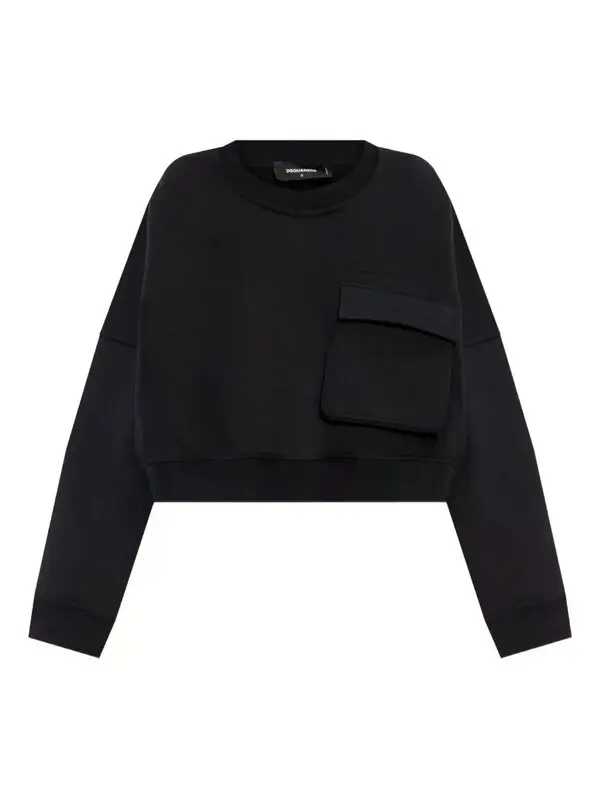 Dsquared2 Flap-pocket Sweatshirt - Black