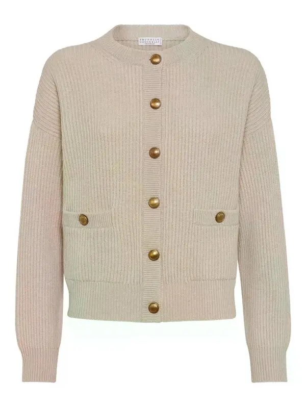 Brunello Cucinelli Button-up Cardigan - Neutrals