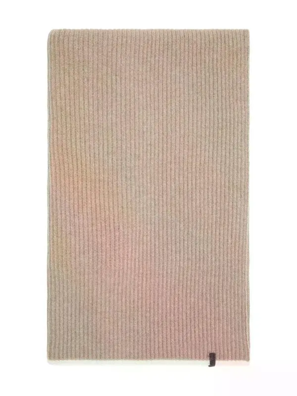 Brunello Cucinelli Ribbed Scarf - Neutrals