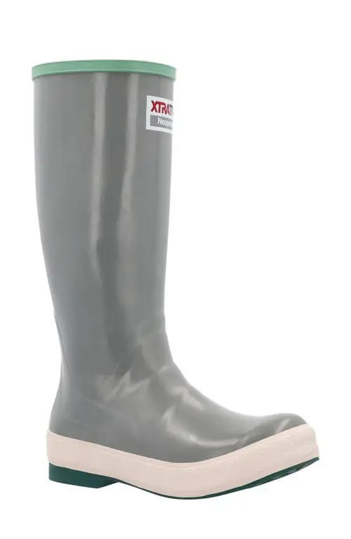 XTRATUF 15-inch Legacy Waterproof Boots - Gray Haliborealis
