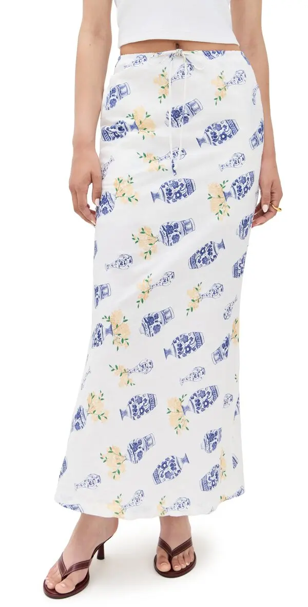 BAILEY ROSE Printed Maxi Skirt