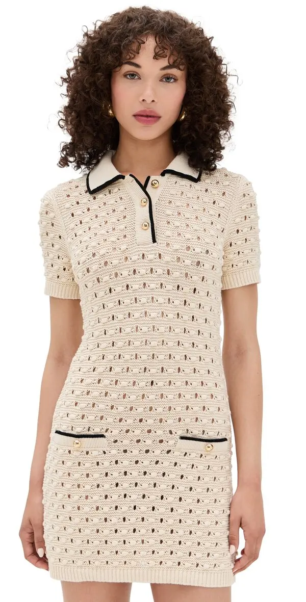 FRAME The Bauble Mini Dress - Cream