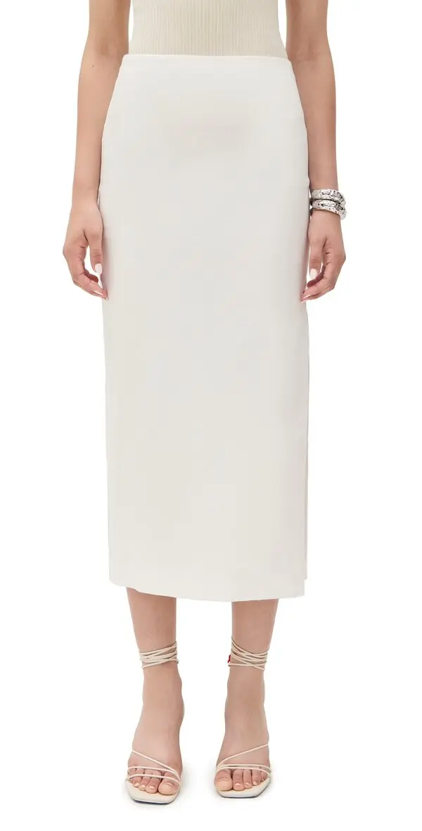 Alice + Olivia Slip Skirt With Slit
