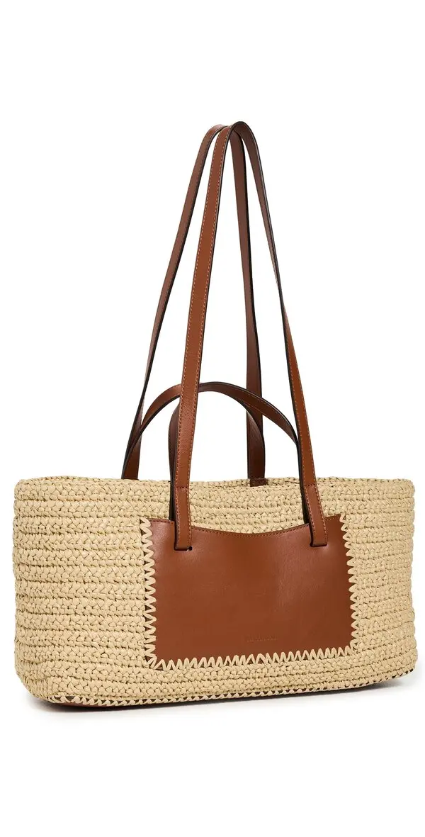 Ulla Johnson Lali Raffia Tote - Natural
