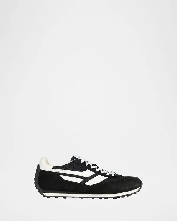 TOM FORD Mick Tech Fabric And Suede Sneakers - Black/white