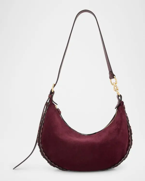 Ulla Johnson Twyla Small Suede Hobo Bag