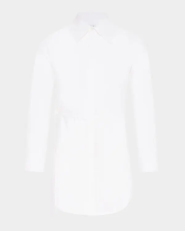 Jean Paul Gaultier Waist-strap Cotton Button-down Shirt