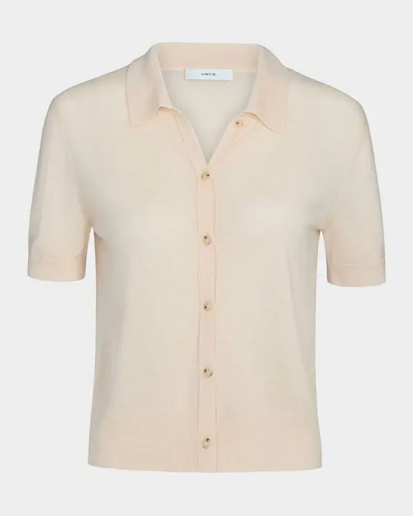 Vince Button-front Sweater - Off White
