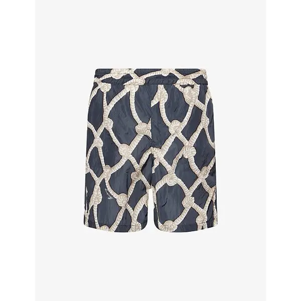 Burberry Graphic-print Woven Shorts