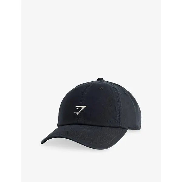 GYMSHARK Logo-embellished Cap - Black