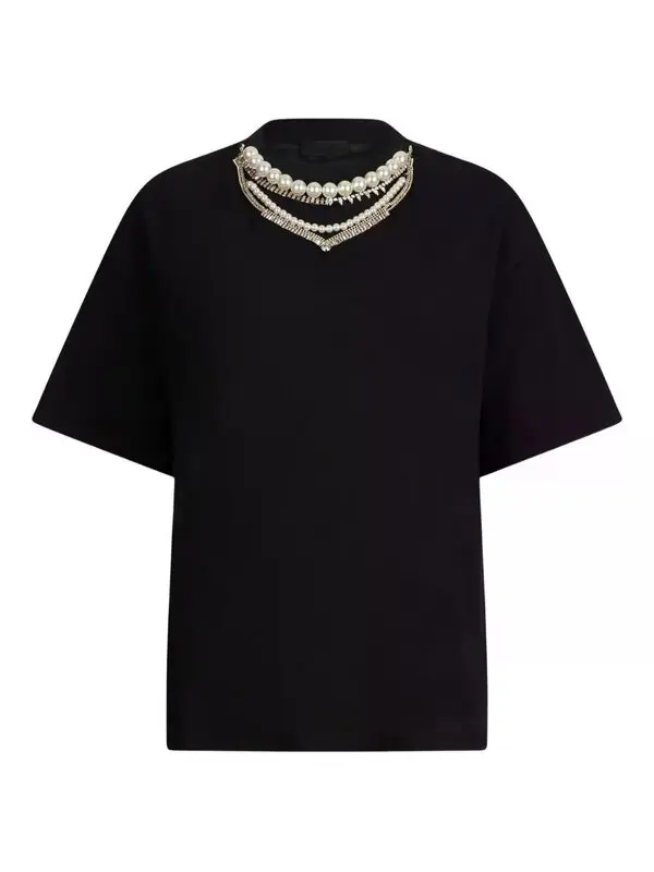 Liu Jo T-shirt With Beaded Neckline
