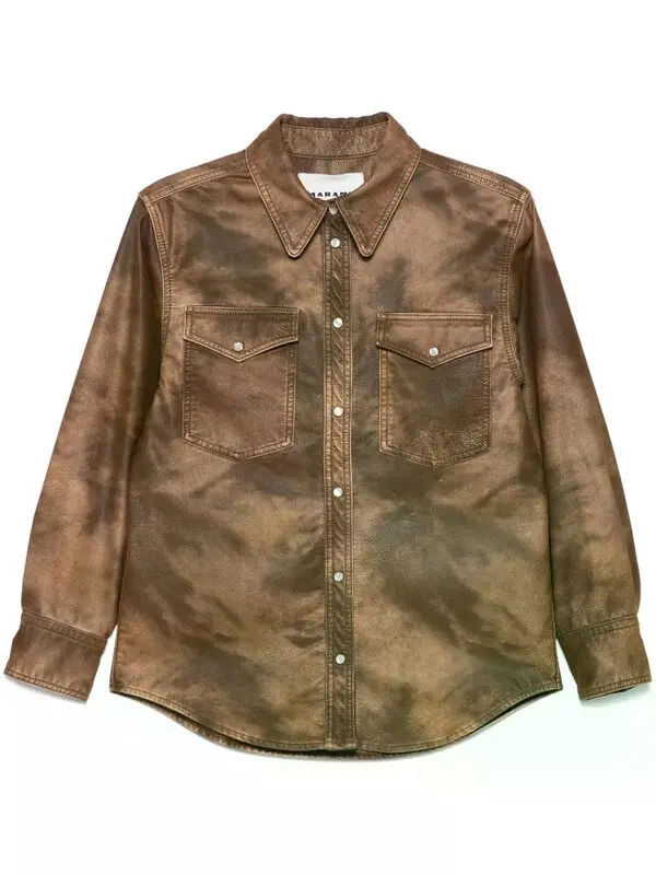 MARANT ETOILE Karima Shirt - Brown