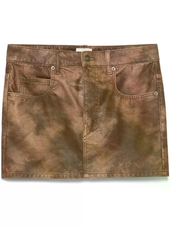 Isabel Marant Kimmy Mini Skirt - Brown